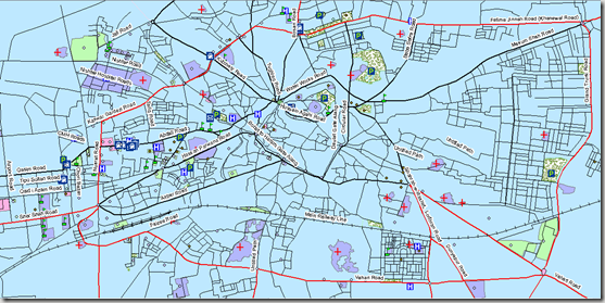 GIS Based Street Level Map of Multan | Pakistan GIS